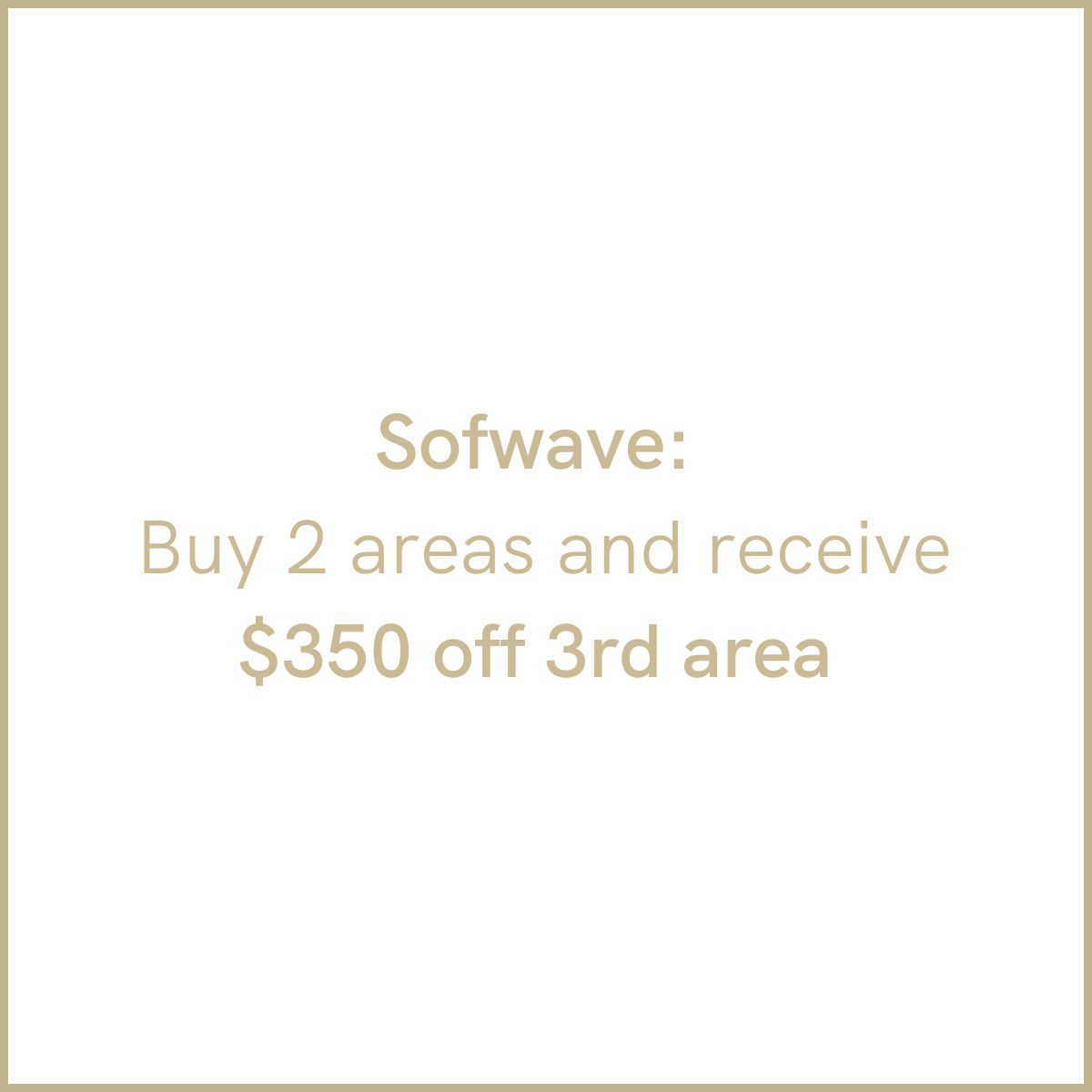 Sofwave: July Promo